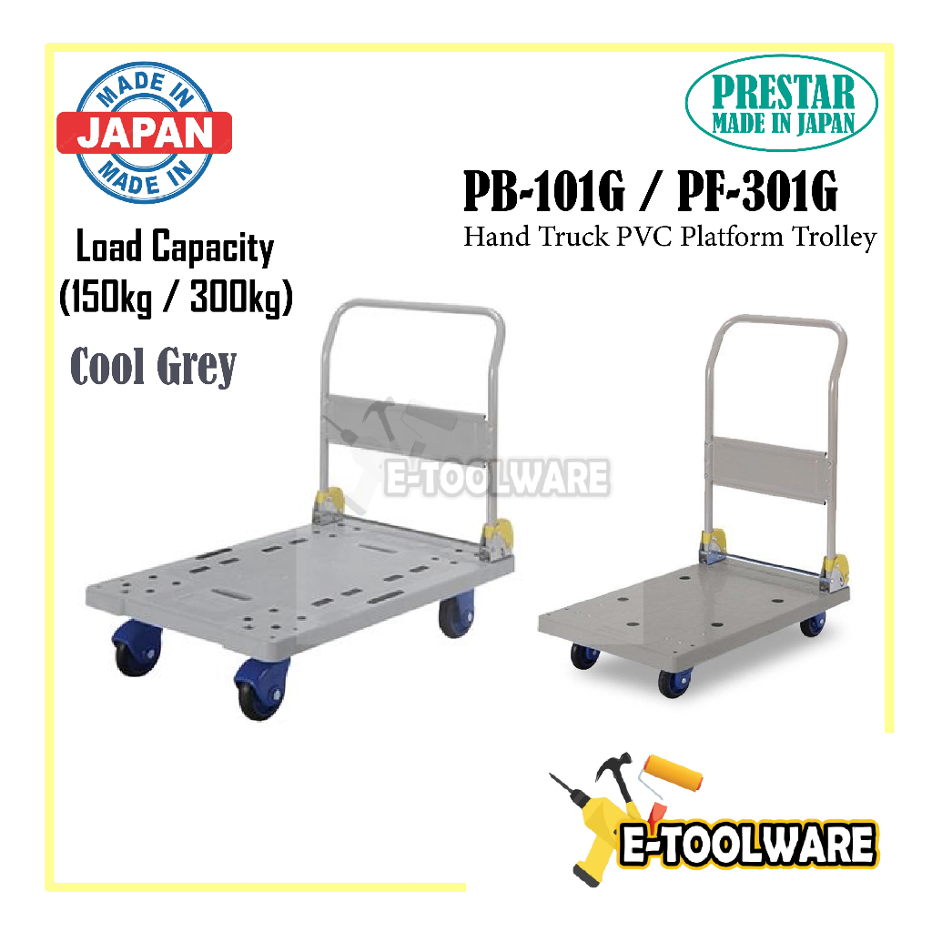 Prestar Hand Truck Fibre Platform Trolley 150kg / 300kg | Shopee Malaysia