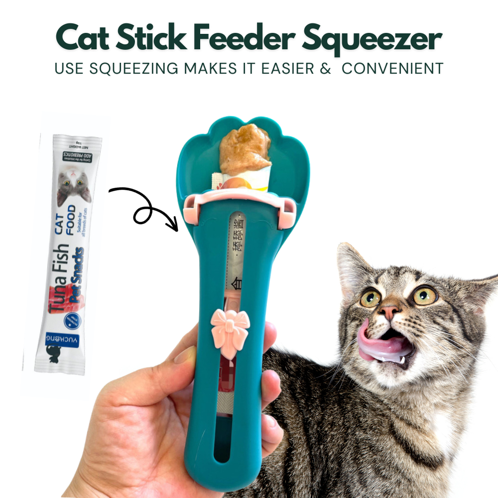 Pet Feeding Spoon Wet Creamy Cat Treat Stick Cat Snack Feeders Pet Wet ...