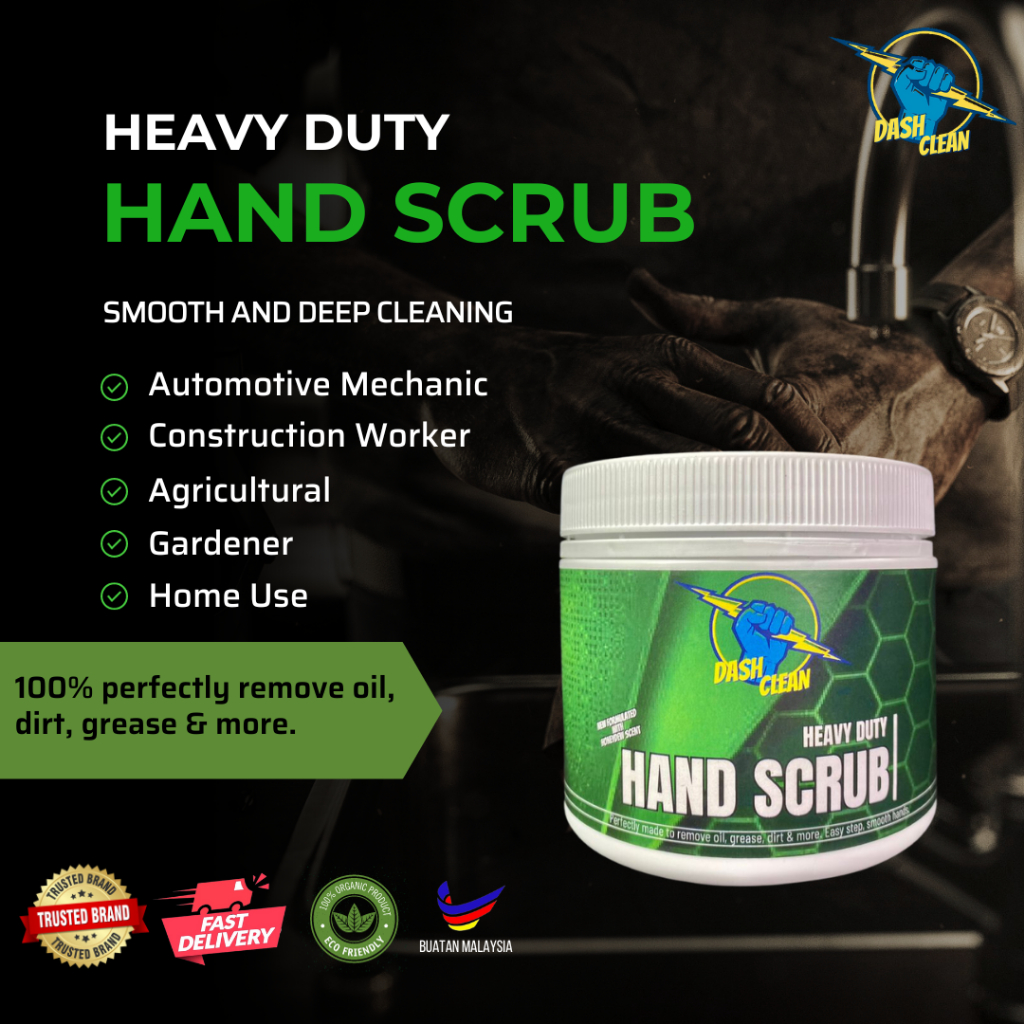 Dash Clean Heavy Duty Hand Scrub 650g / Mechanic Hand Wash / Industrial ...