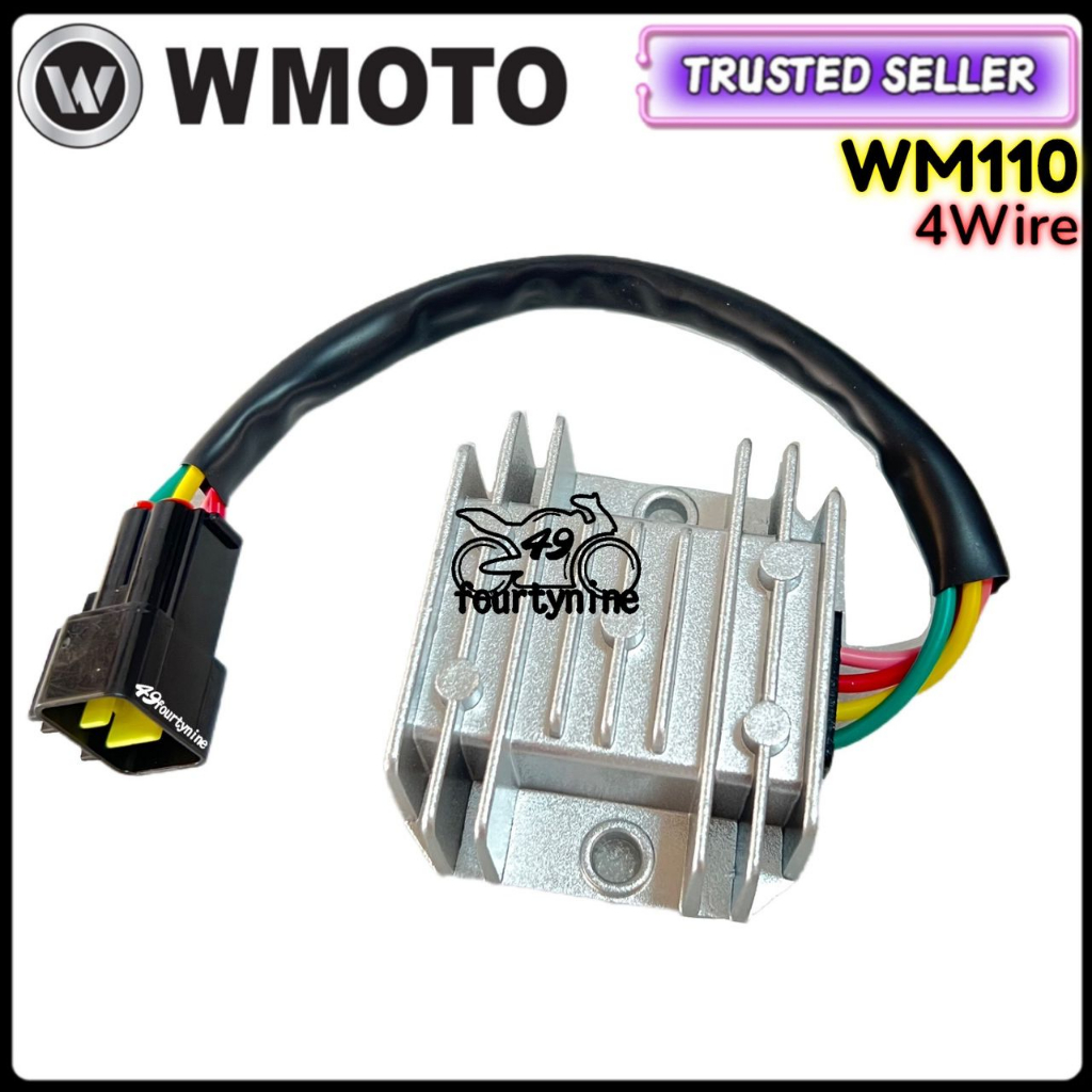 WMOTO WM110 REC RECTIFIER / REGULATOR | Shopee Malaysia