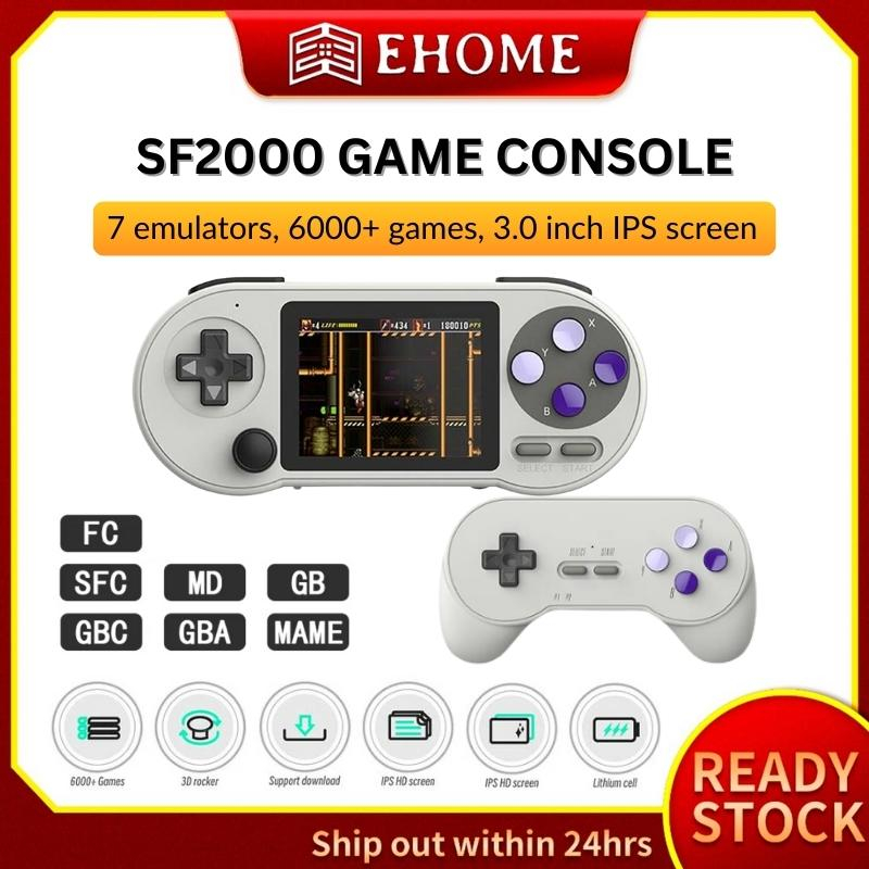 3 inch IPS SF2000 Handheld Game Console Player Mini Portable Game Console Built-in 6000 Retro ...
