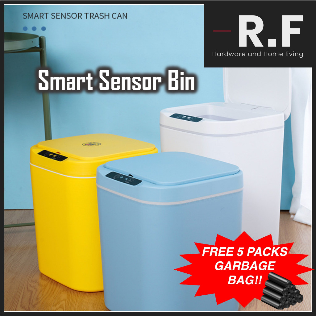 Intelligent Trash Can Automatic Sensor Dustbin Smart Sensor Electric ...