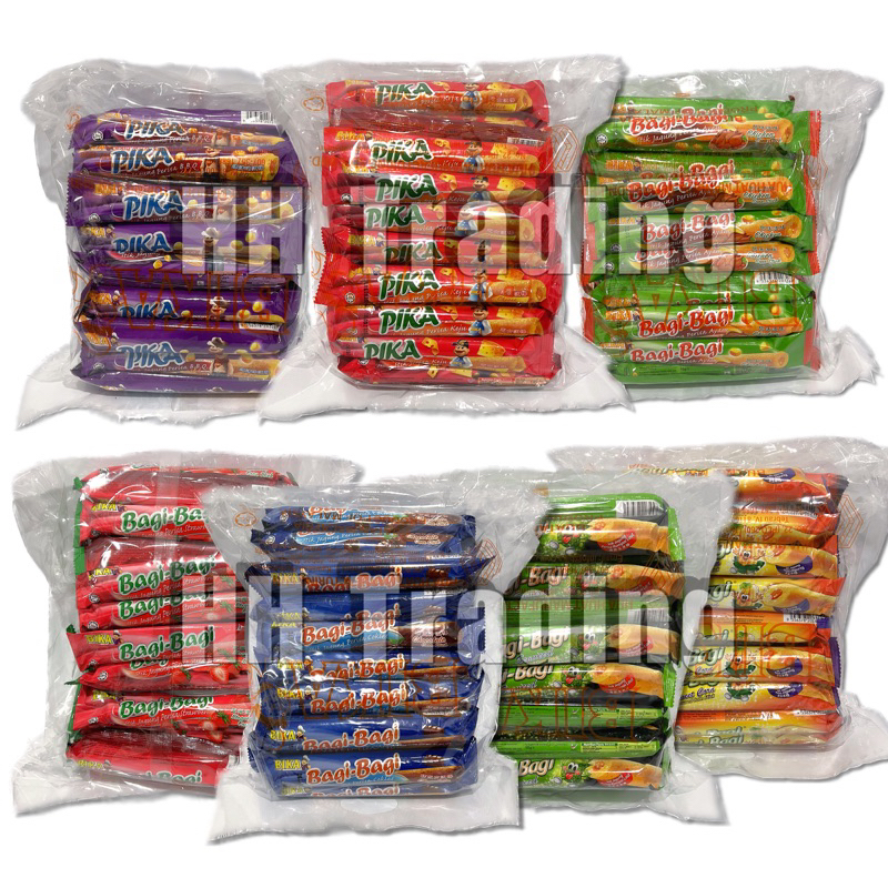 10g x 40’s BIKA PIKA / BAGI-BAGI CORN STICK [CHEESE / BBQ / CHICKEN ...