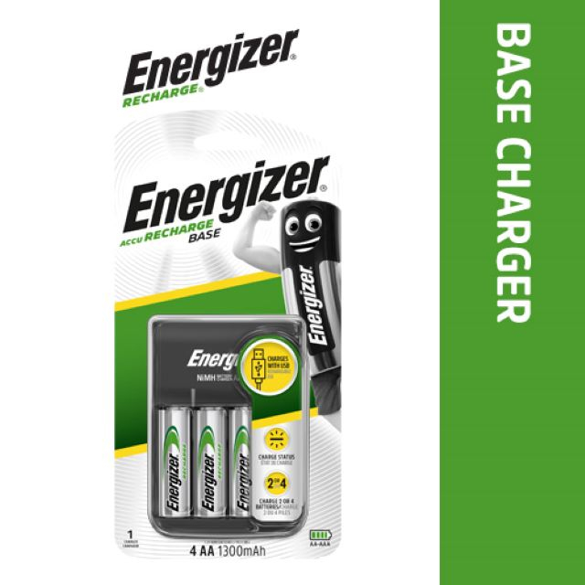 ENERGIZER® BASE CHARGER (4 x 1300MAH) | Shopee Malaysia