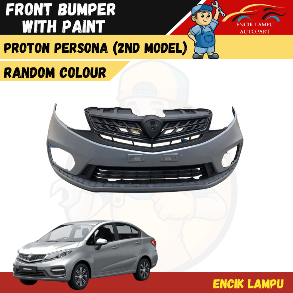 Proton Persona VVT 2019 Facelift (2nd Model) Front Bumper PP Plastic ...