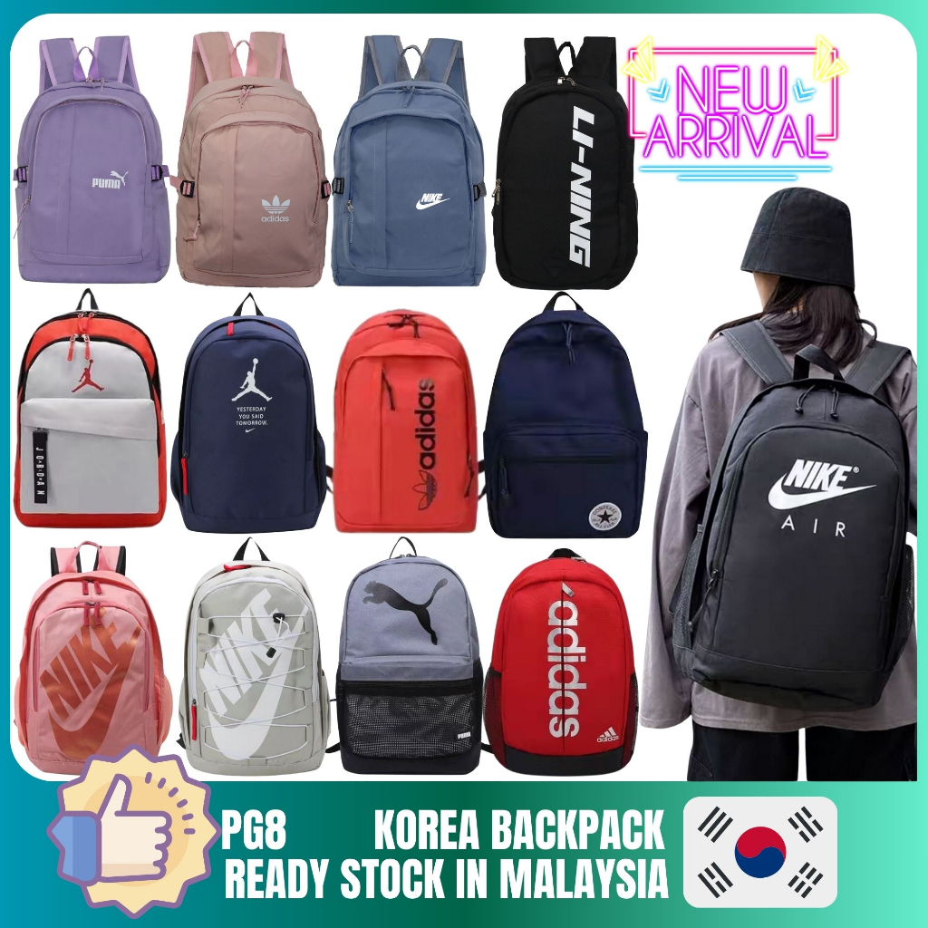 PG 8 Design Korea Backpack Design Petak High Quality ( Beg Sekolah ...