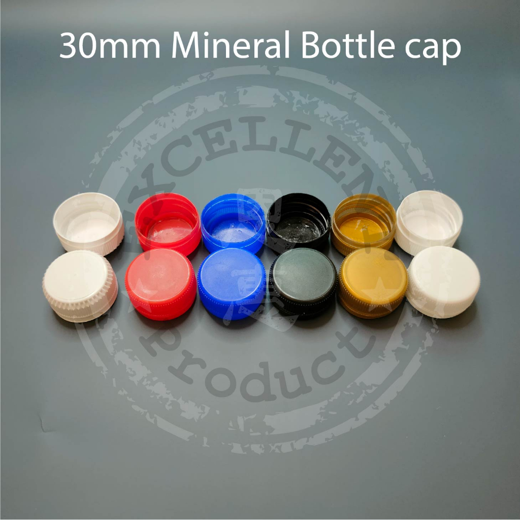 50/100PCS 30mm colorful mineral bottle screw cap / tudung botol mineral ...
