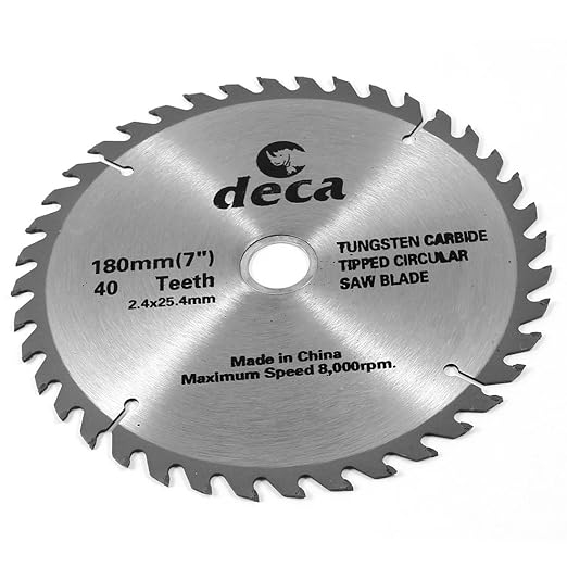 4'' 40T DECA TCT CIRCULAR SAW BLADE (WOOD CUTTER) | Shopee Malaysia
