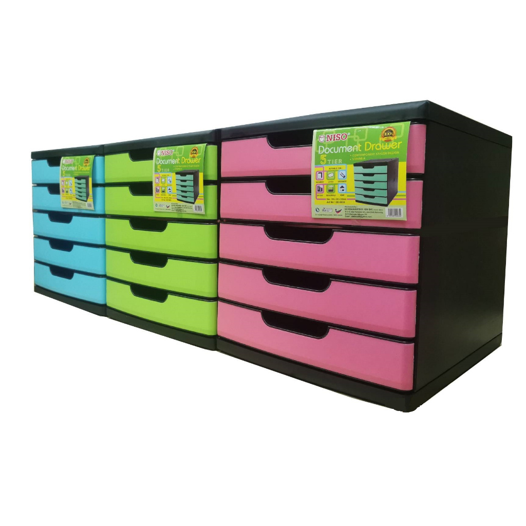 NISO 5 Tiers Document Drawer / Plastic Drawer / A4 Paper Drawer ...