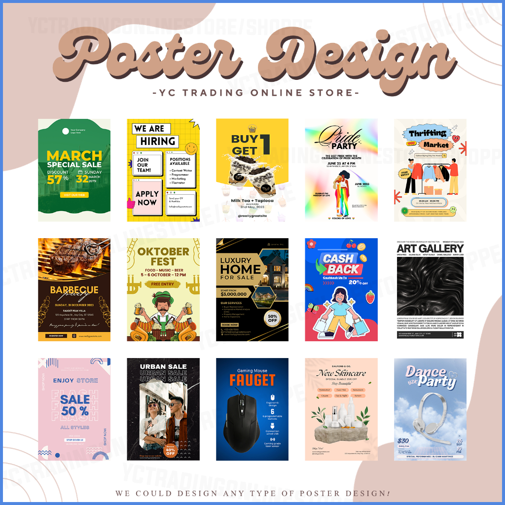 🔥Poster Design Service🔥 Custom Poster Design ALL KIND OF DESIGN ...