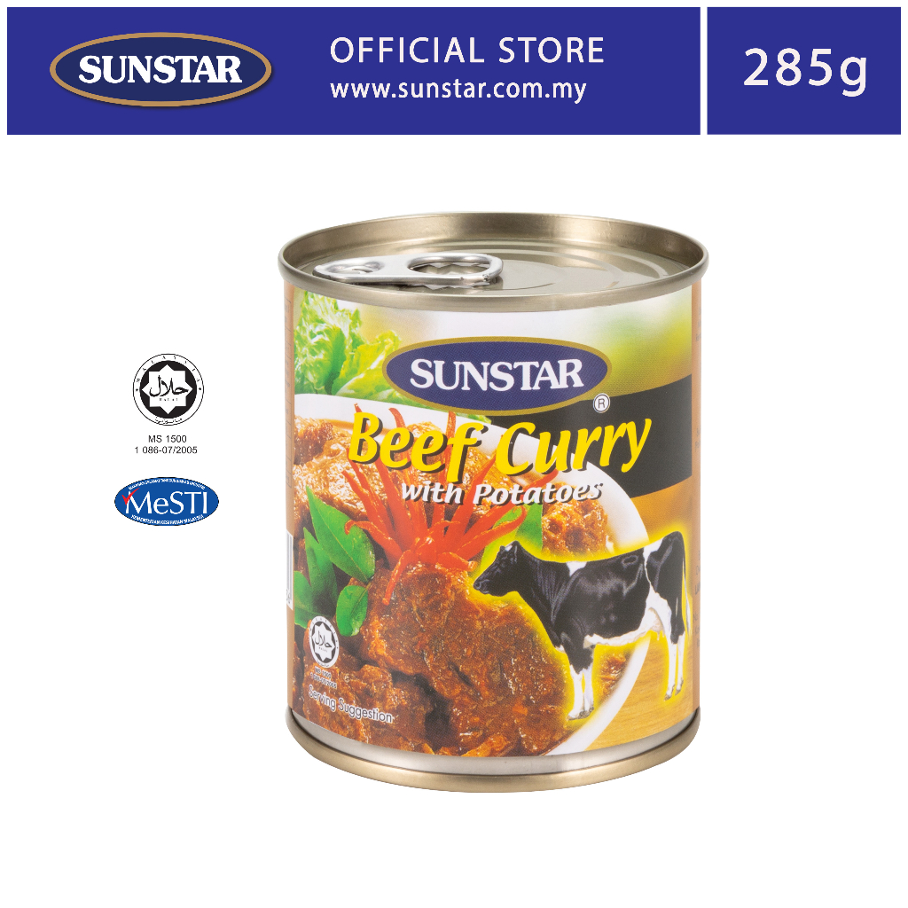 SUNSTAR Beef Curry with Potatoes / Kari Daging dengan Ubi Kentang (285g ...