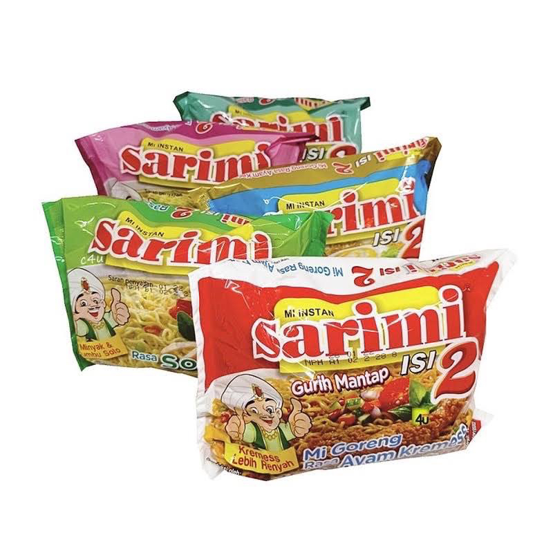 Sarimi isi 2 (soto/baso/ayam kecap/ ayam kremes) | Shopee Malaysia