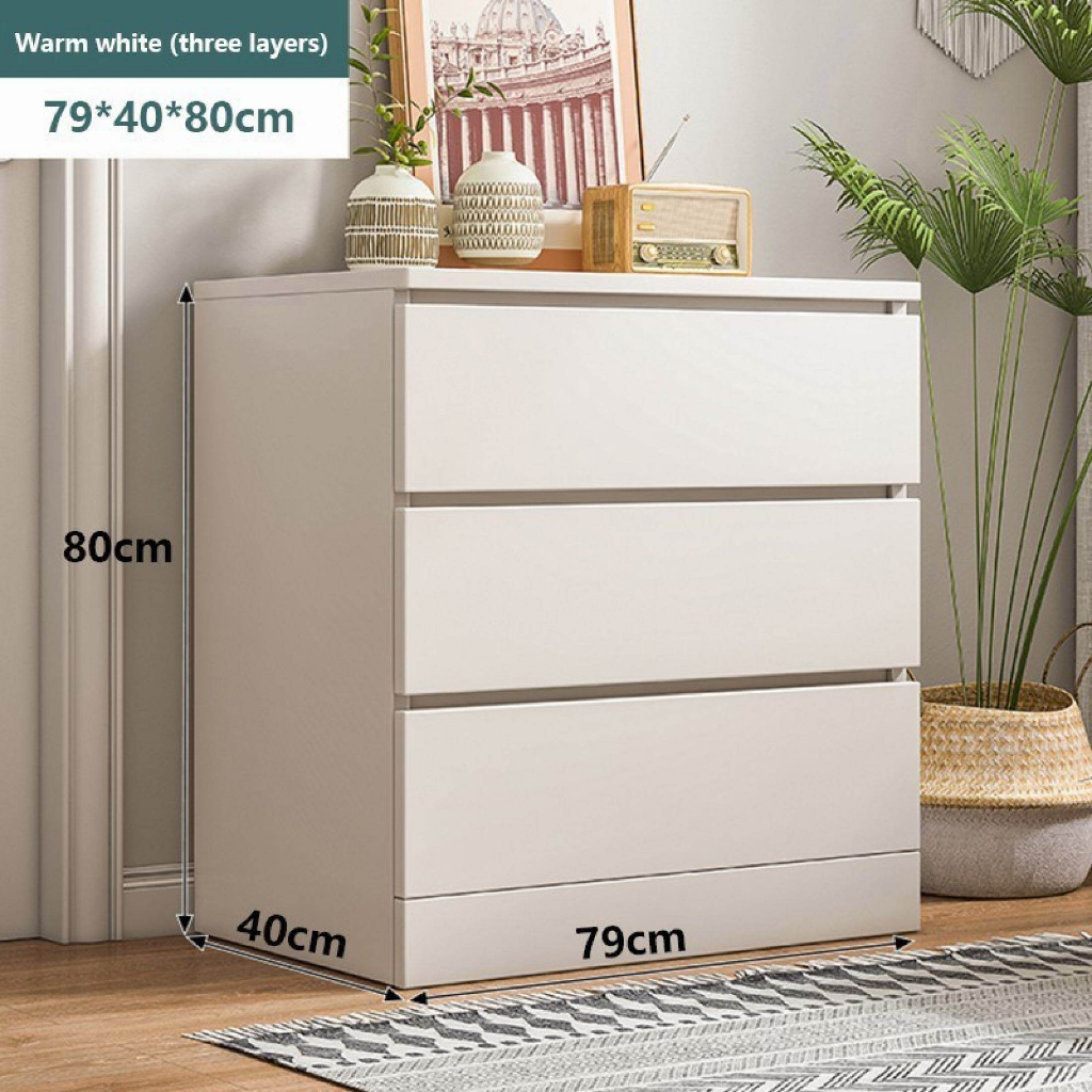 AH 5 Layers Chest Drawers Storage Chest Drawer Almari Baju murah White ...