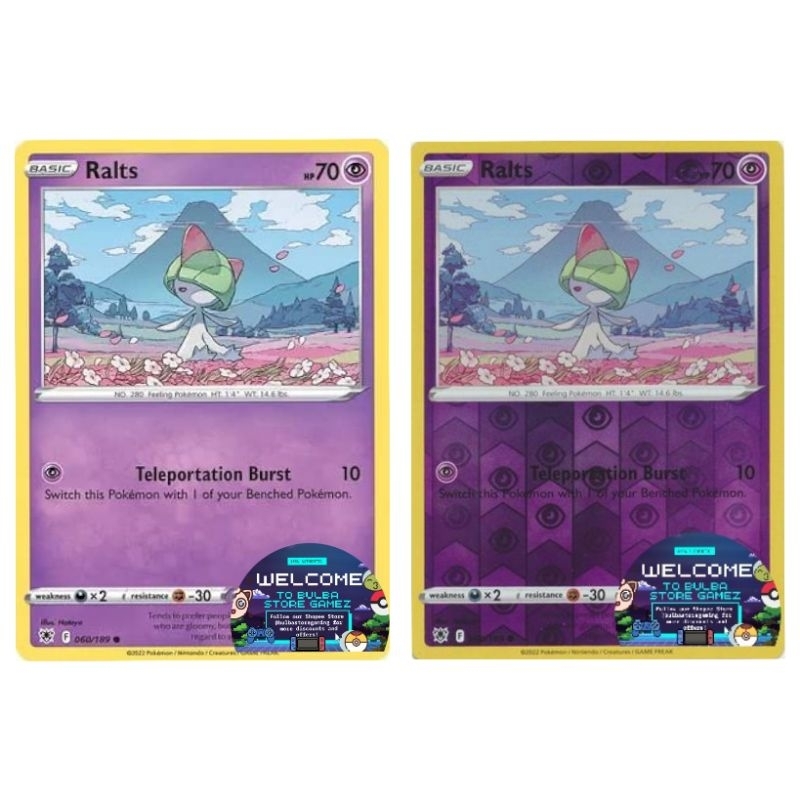 Ralts 60/189 SWSH10 Astral Radiance Pokémon TCG Card Game Sword ...