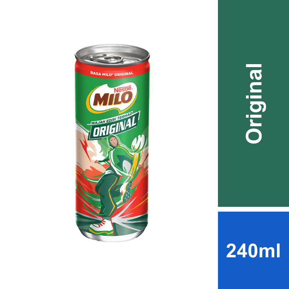 NESTLE Milo Original Can 240ml (Halal) | Shopee Malaysia