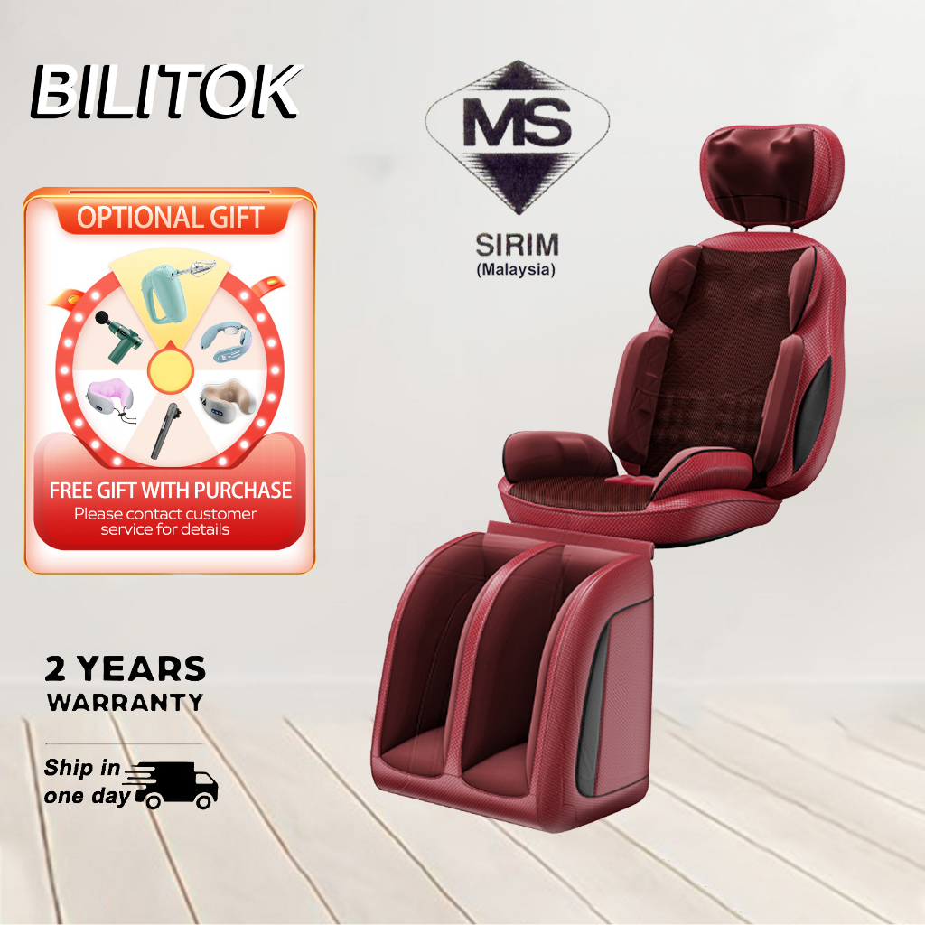 Nlseko Multifunction Massage Chair Cervical Spine Waist Back Home Full ...