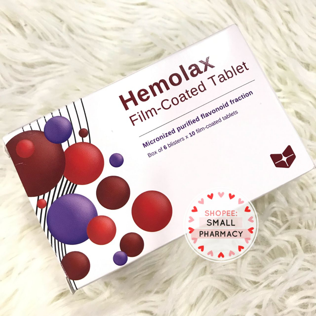 Hemolax Film Coated Tablet 323700 Micronized Purified Flavonoid 6x10s ...