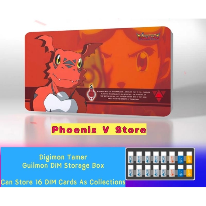 🔥Ready Stock🔥Digimon Vital Bracelet Digimon Tamer Guilmon DIM Card ...