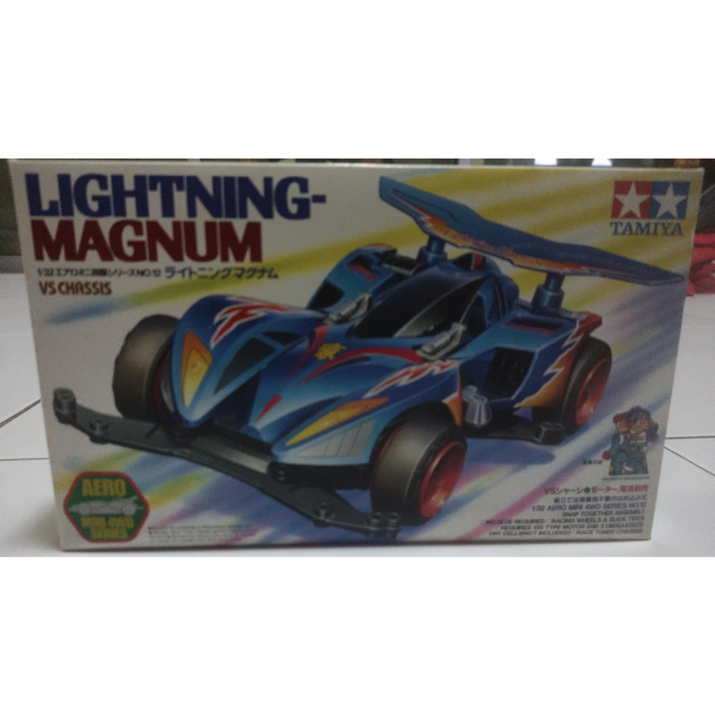 Tamiya 19612 Lightning-Magnum Mini 4WD Aero Series | Shopee Malaysia