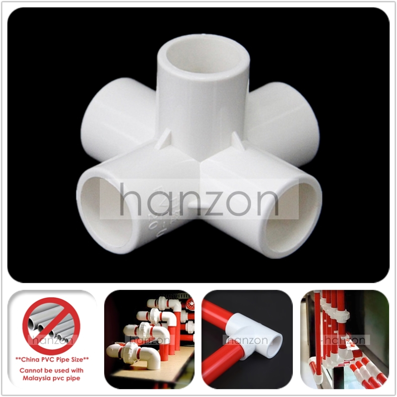 PVC Pipe (5 Way) (20mm/25mm/32mm/40mm/50mm) | Shopee Malaysia