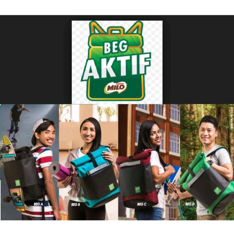 BEG AKTIF MILO LIMITED EDITION | Shopee Malaysia