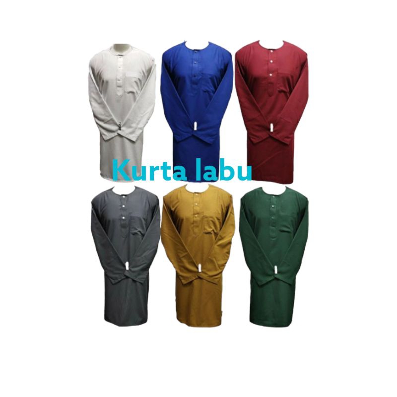 KURTA LABUH BULAT KAIN OSAKA KOTTON IN KAIN BAGUS💯💯 | Shopee Malaysia