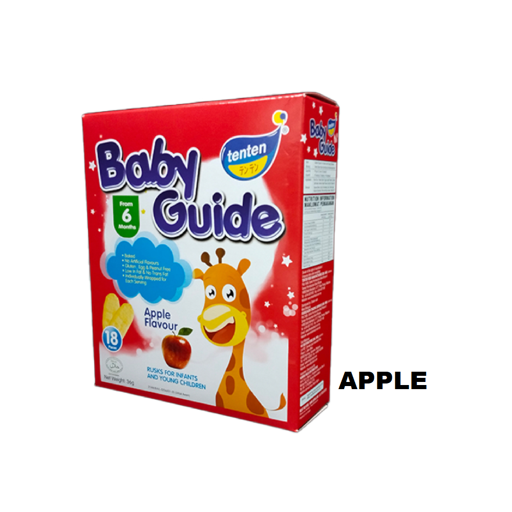 Tenten Baby Guide Baby Rice Rusk Rice Cracker Biscuit (1pc) Biskut Bayi ...