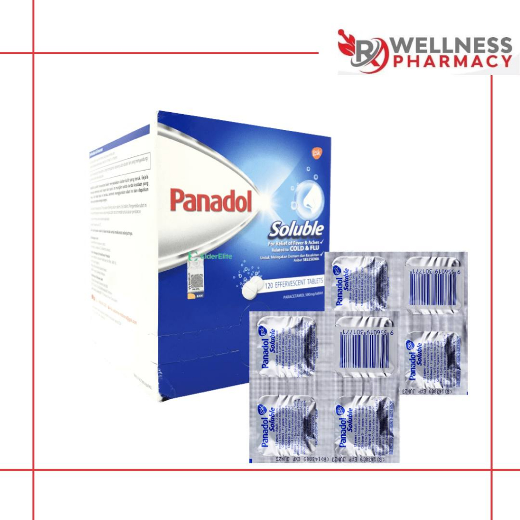 PANADOL Soluble (Lemon Flavor) 4's Effervescent Tablet || READY STOCK ...