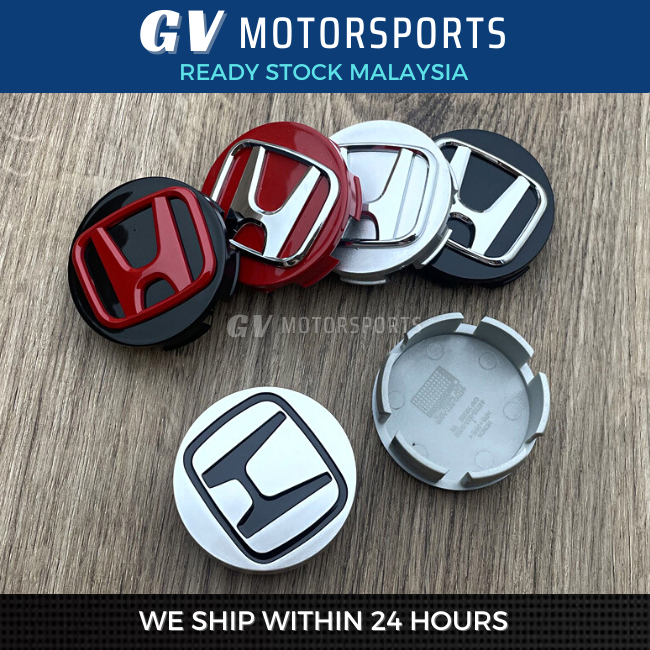 READY STOCK Honda 4 PCS 58MM 69MM Rim Cap Wheel Center Hub Caps For ...