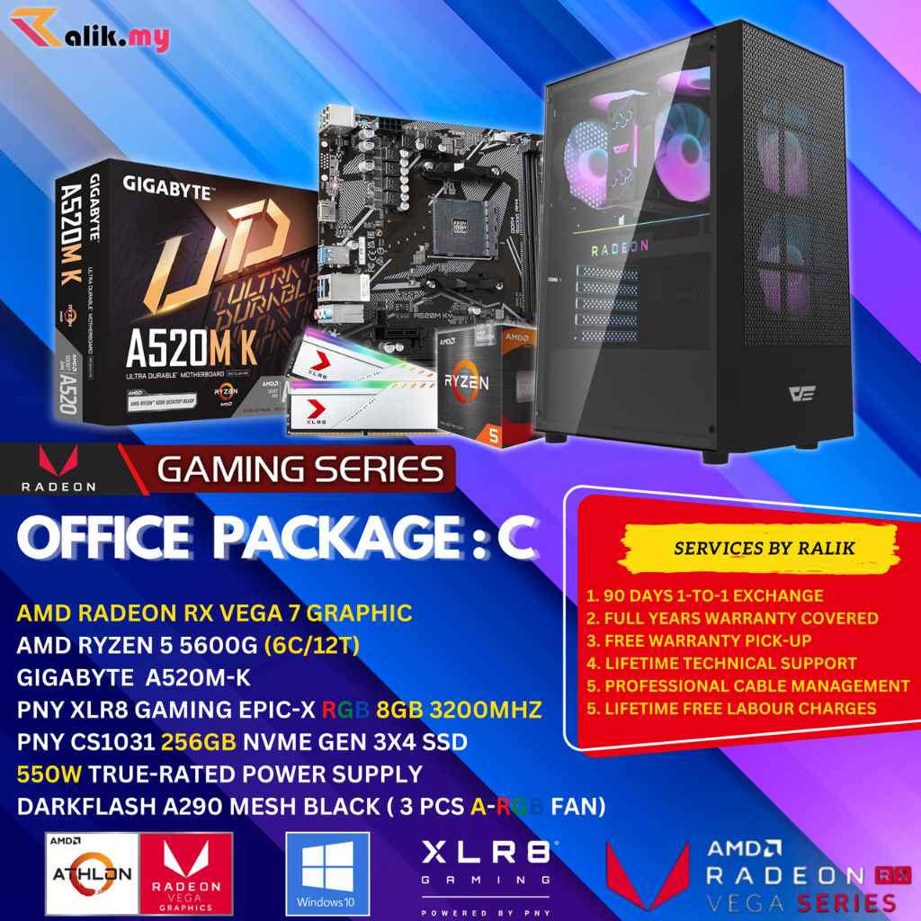 GAMING PC PACKAGE / CUSTOM PC / HOME PC / OFFICE PC / RYZEN / INTEL ...