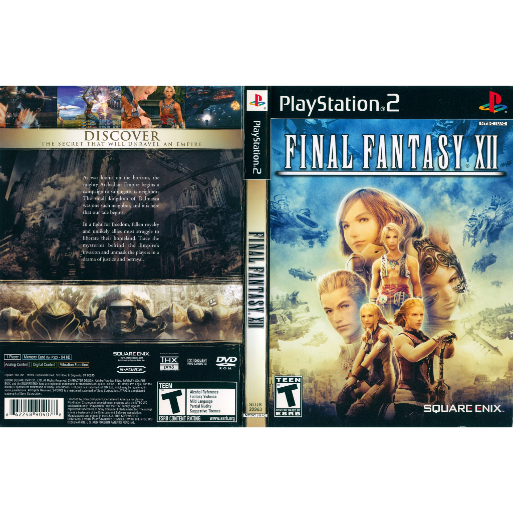 PS2 DVD Games Final Fantasy XII | Shopee Malaysia