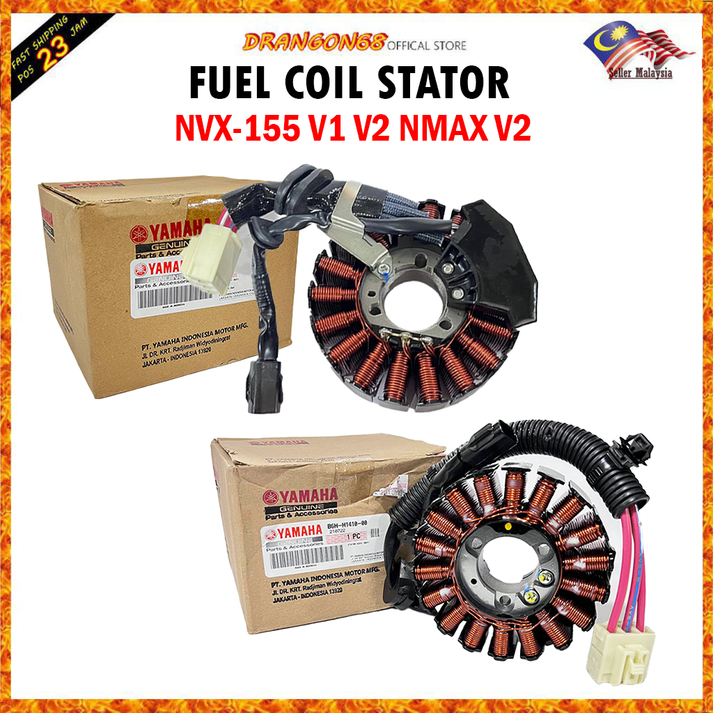 [100% ORI] NVX155 NVX-155 V1 V2 / NMAX N-MAX [V2] FUEL COIL STATOR MAGNET COIL B6H-H1410-00 100% ...