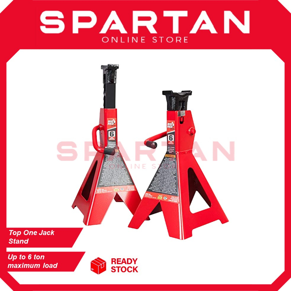 6 Ton Heavy Duty Jack Stand With Safety Lock Car Jack Jack Kereta Jek ...