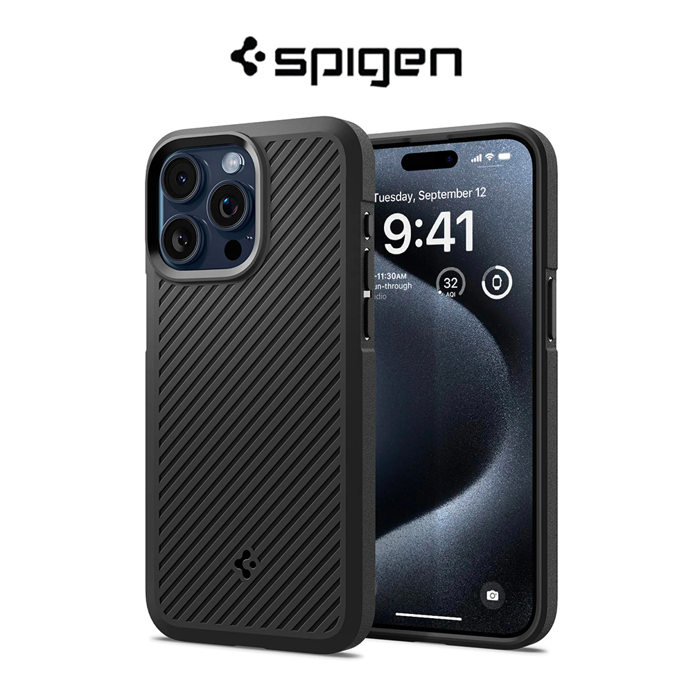 Spigen iPhone 15 Pro Case 6.1" Core Armor Textured Design Air Cushion ...