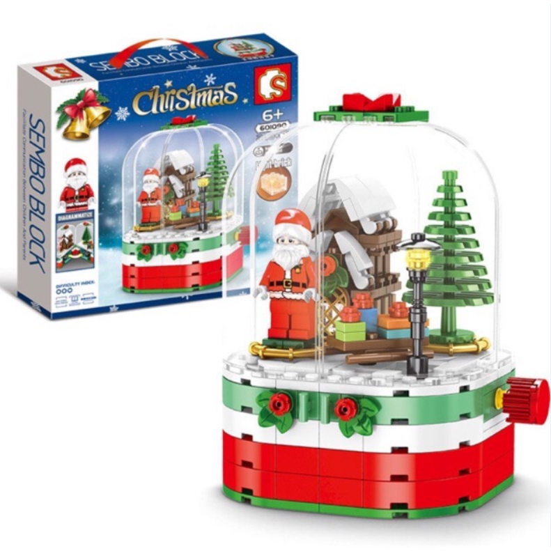 Sembo Block 601090 Santa Claus Merry Christmas Theme Building bricks ...