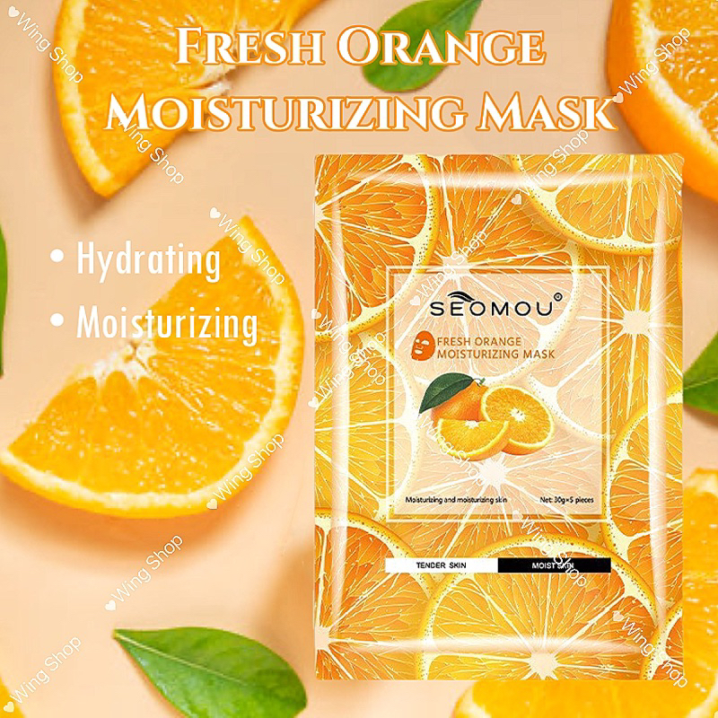 SEOMOU Original Squeeze Face Mask Moisturizing Whitening Facial Mask ...