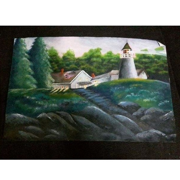 Custom Hand Painted Arcylic scenery (Made to order) | Shopee Malaysia