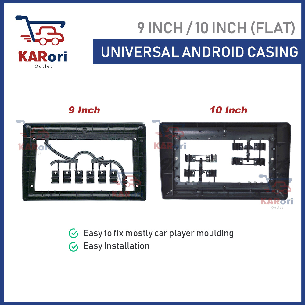 CAR UNIVERSAL ANDROID 9 INCH CASING / UNIVERSAL ANDROID 10 INCH CASING ...