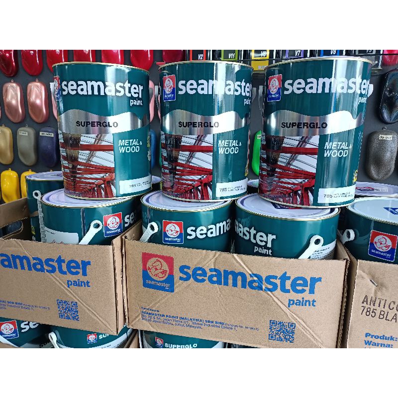 SEAMASTER PAINT Superglo 5L 785 Black Oxide Paint/Anti Rust Paint ...