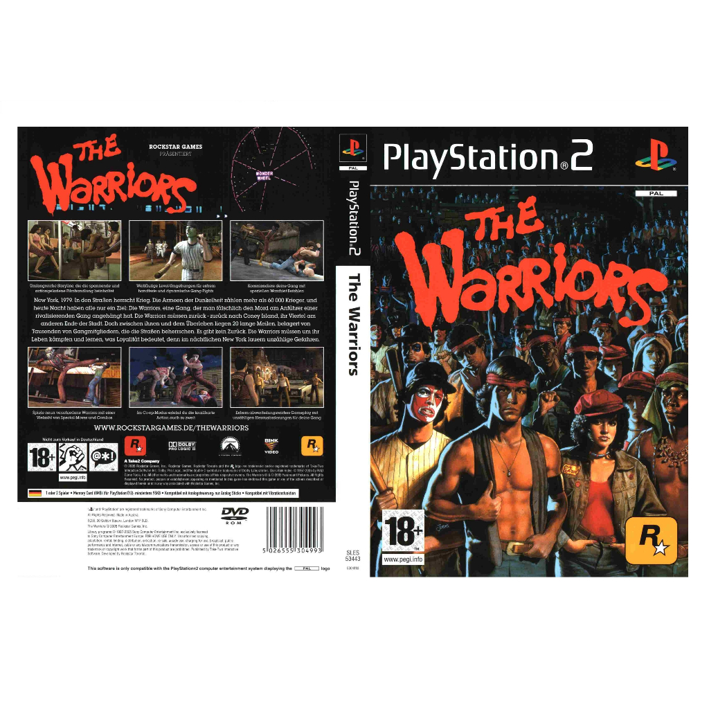 PS2 DVD Games Collection The Warriors | Shopee Malaysia