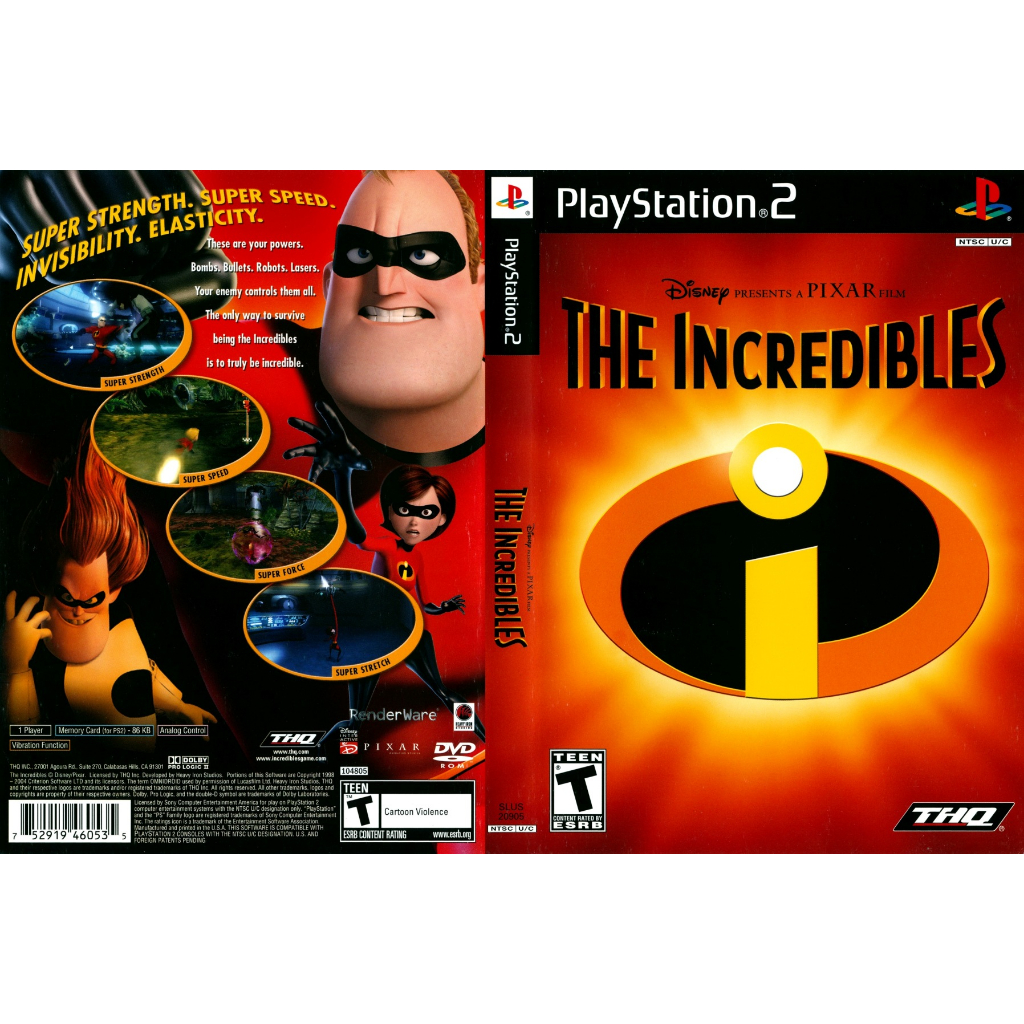 PS2 DVD Games Collection The Incredibles | Shopee Malaysia