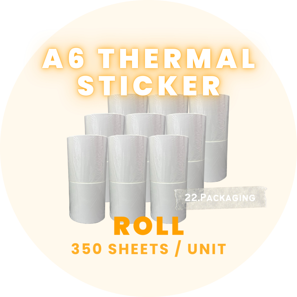 A6 Thermal Paper 100 x 150mm Sticker Roll Label Waybill Shipping ...