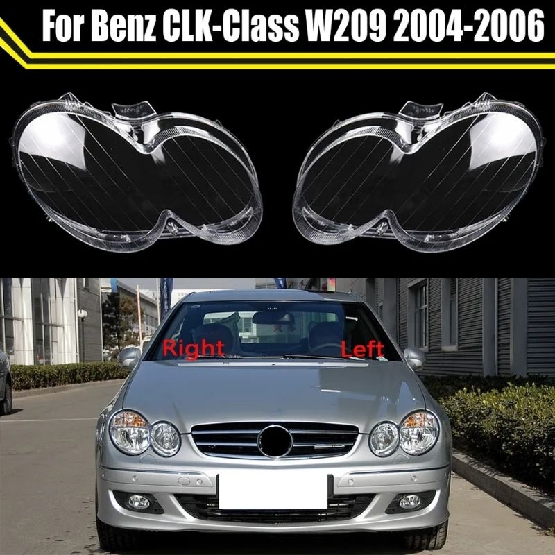 MERCEDES BENZ W209 CLK 2004-2006 HEAD LAMP COVER HEAD LIGHT LENS ...