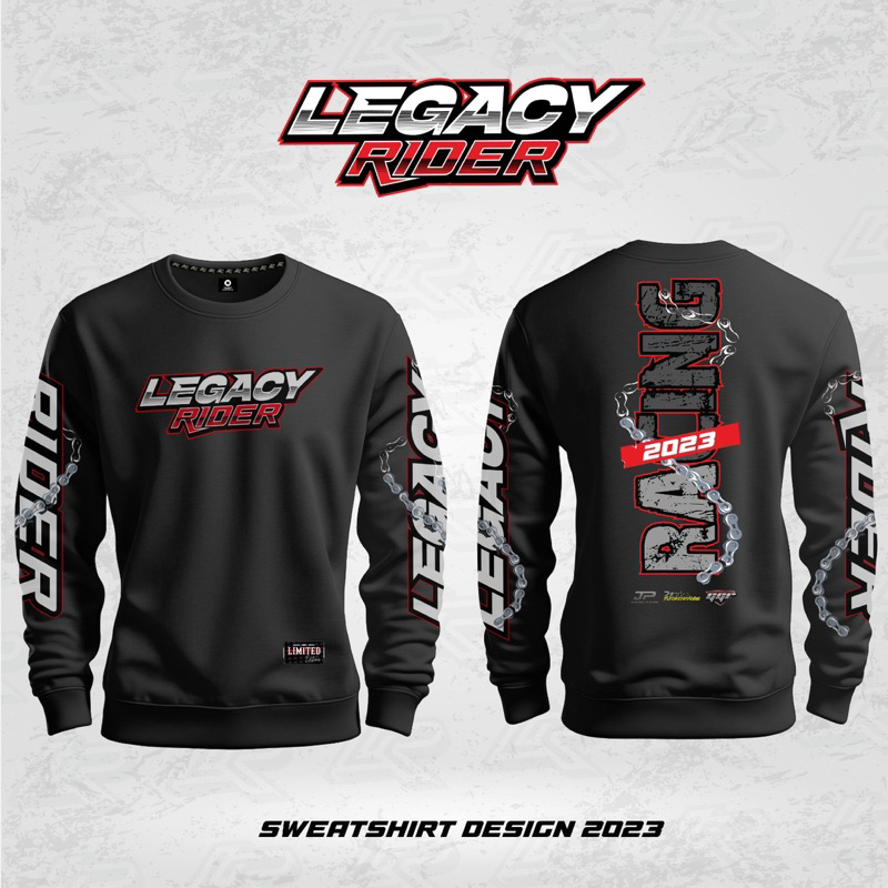 SWEATSHIRT LEGACY RIDER LIMITED 2023 | Shopee Malaysia