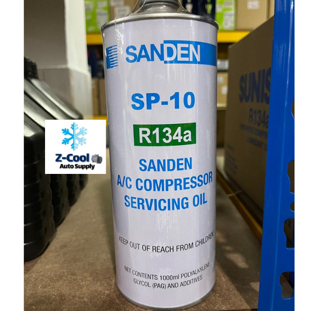 (ORIGINAL) SANDEN R134 COMPRESSOR OIL SP-10 (1Little) - M1679-80020 FOR ...