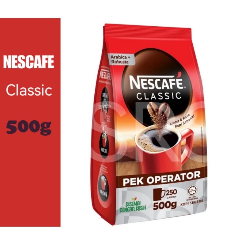 Nescafe Classic Coffee Refill 500g | Shopee Malaysia