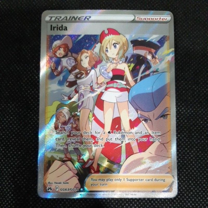 Pokemon Card TCG : Crown Zenith Trainer : Irida GG63/GG70 Full Art 100% ...