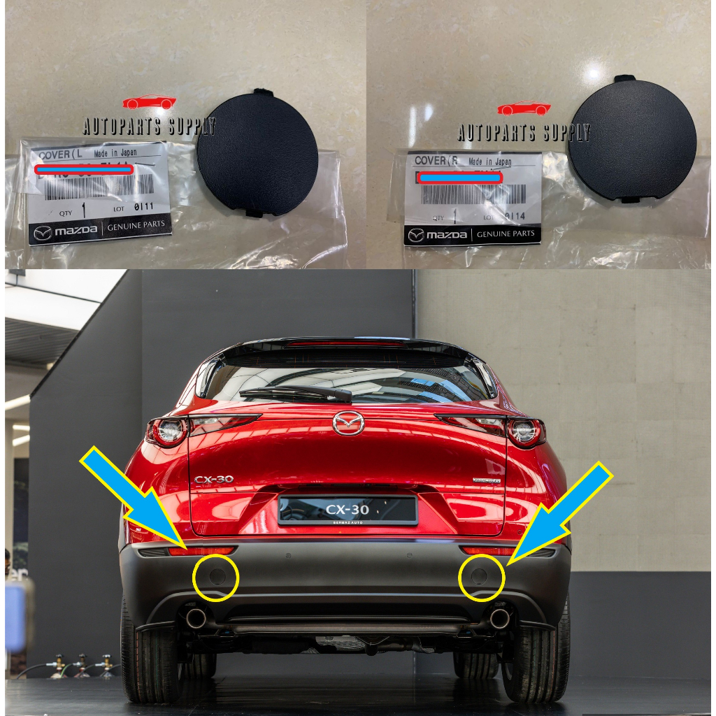 ORIGINAL MAZDA CX30 CX-30 2020 - 2024 REAR TOWING COVER RH LH | Shopee ...