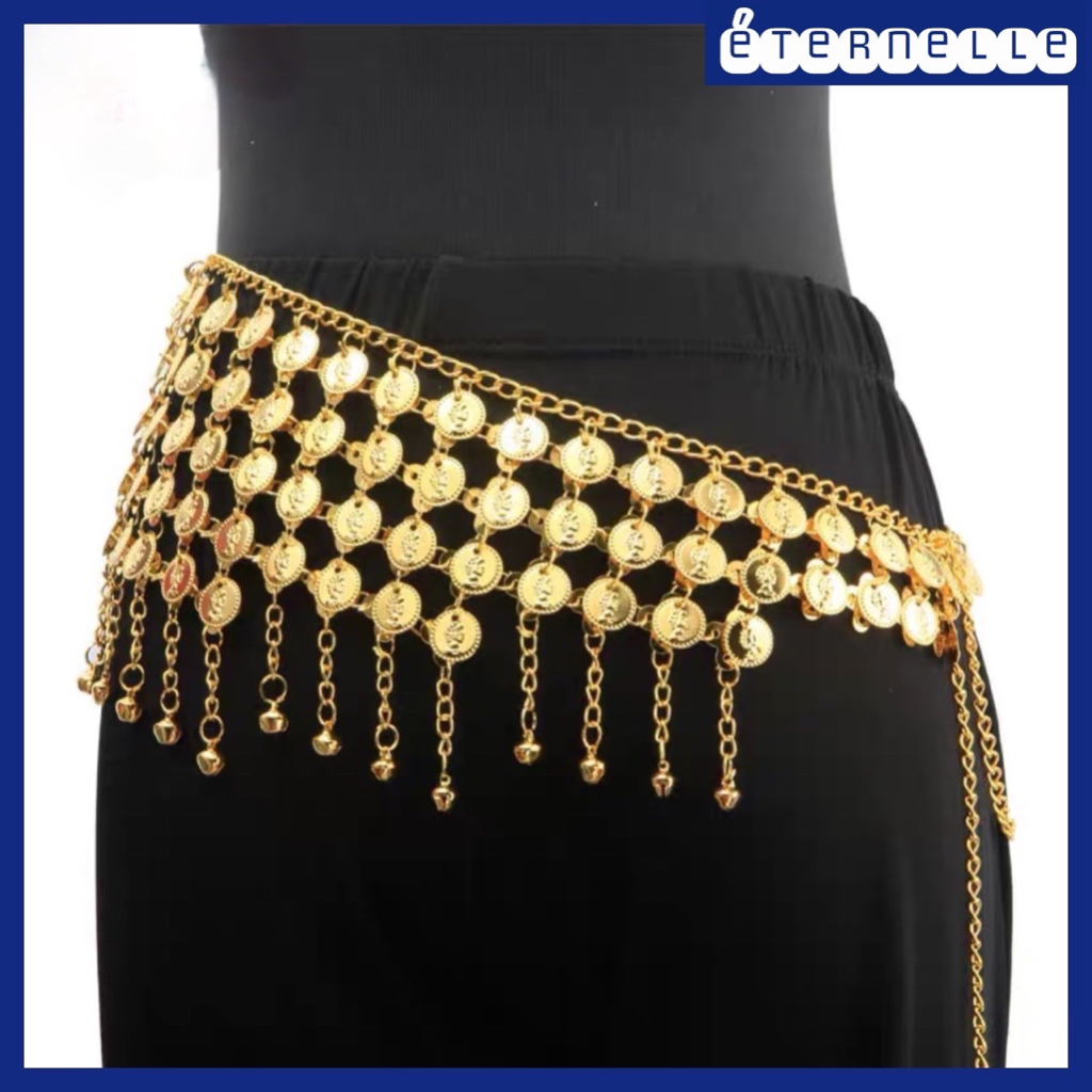 Coins Waist Chain Belt Belly Dance Chain Belt Arabian Night Fashion ...