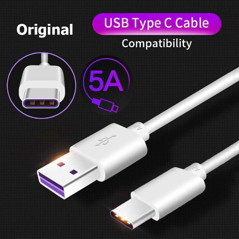Original Type C 5A Data Charging Cable (Super Charge Type-C 5.0A ...
